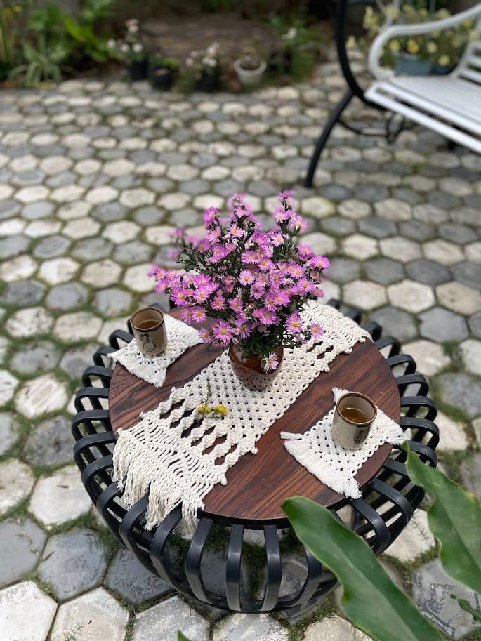 Macrame Coaster – Unique Handmade Table Decor - Macrya