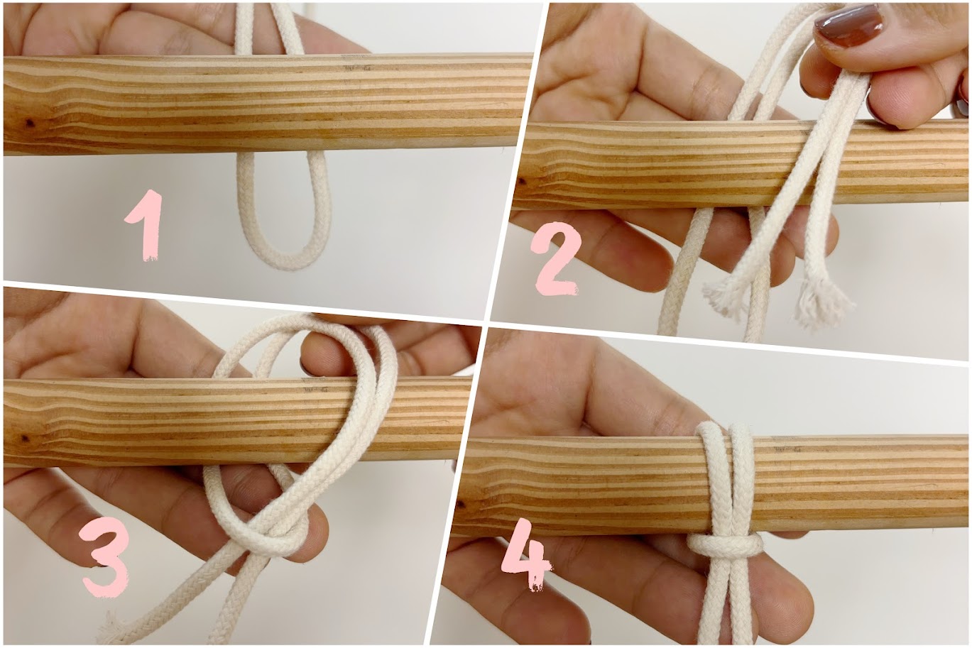 🧶 5 Basic Macrame Knots for Beginners (A Step-by-Step Guide) - Macrya