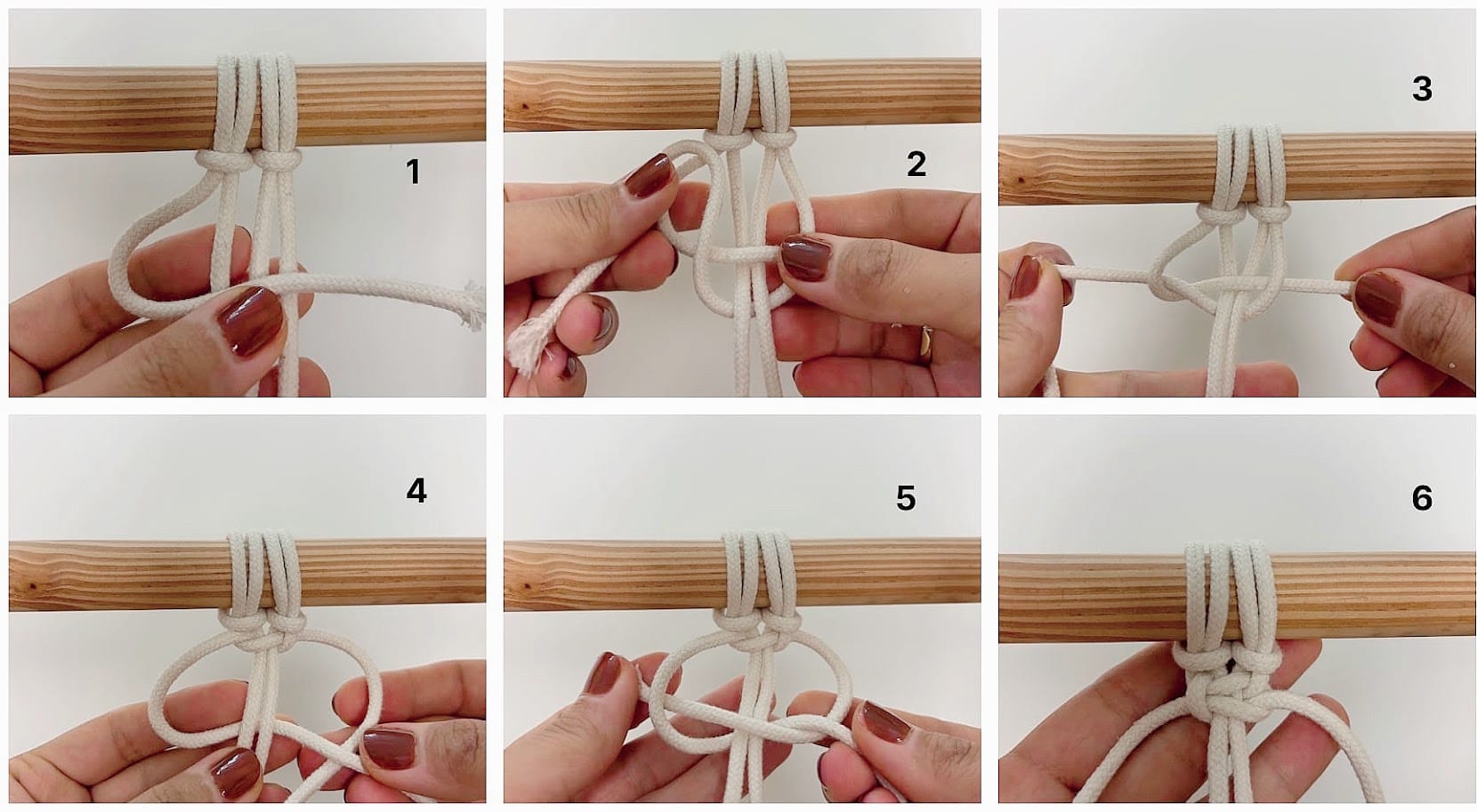 🧶 5 Basic Macrame Knots for Beginners (A Step-by-Step Guide) - Macrya